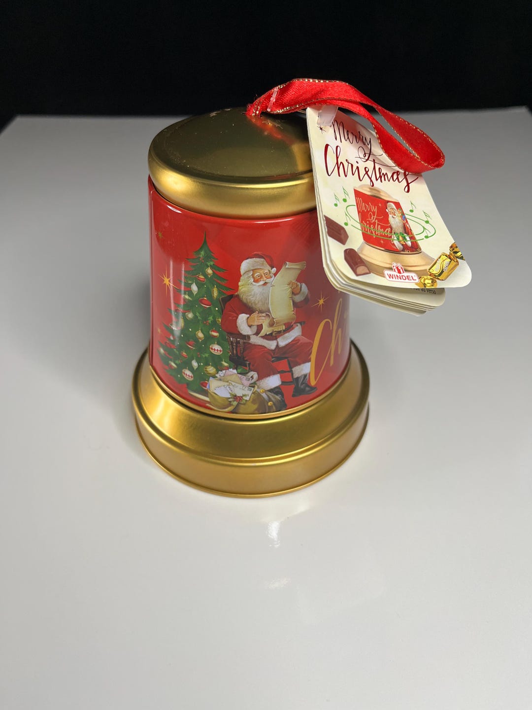 Vintage Windel Germany Charming Musical Christmas Tin – Santa Claus by ...