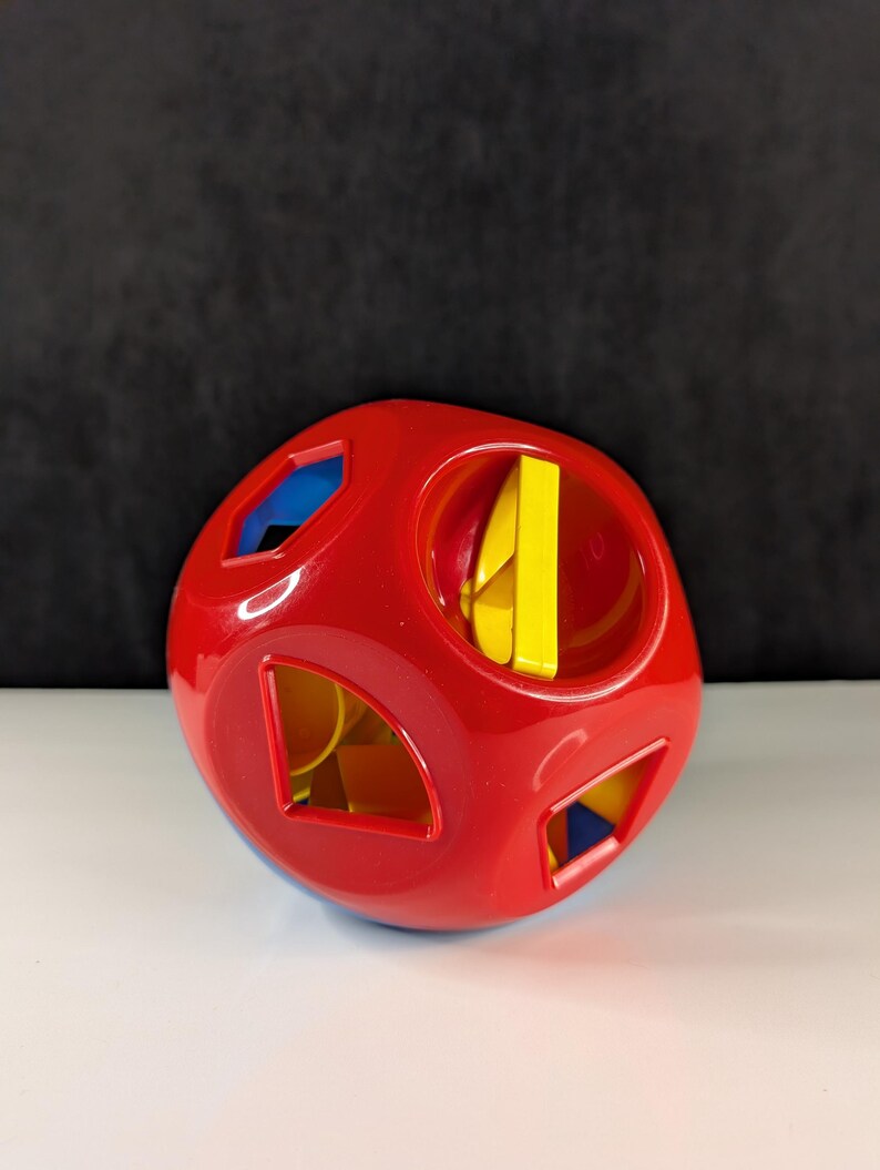 Vintage Tupperware Toys Shape-o Shape Sorting Ball With Box C.1960s - Etsy