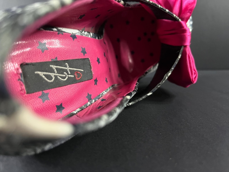 Rare Iron Fist Sugar Hiccup Skull Print Platform Heels Pink Bow Gothic ...