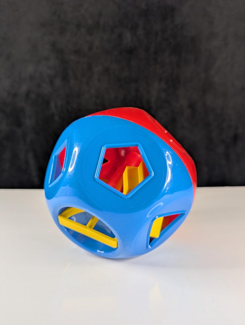 Vintage Tupperware Toys Shape-o Shape Sorting Ball With Box C.1960s - Etsy