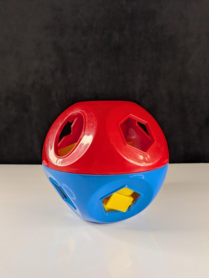 Vintage Tupperware Toys Shape-o Shape Sorting Ball With Box C.1960s - Etsy