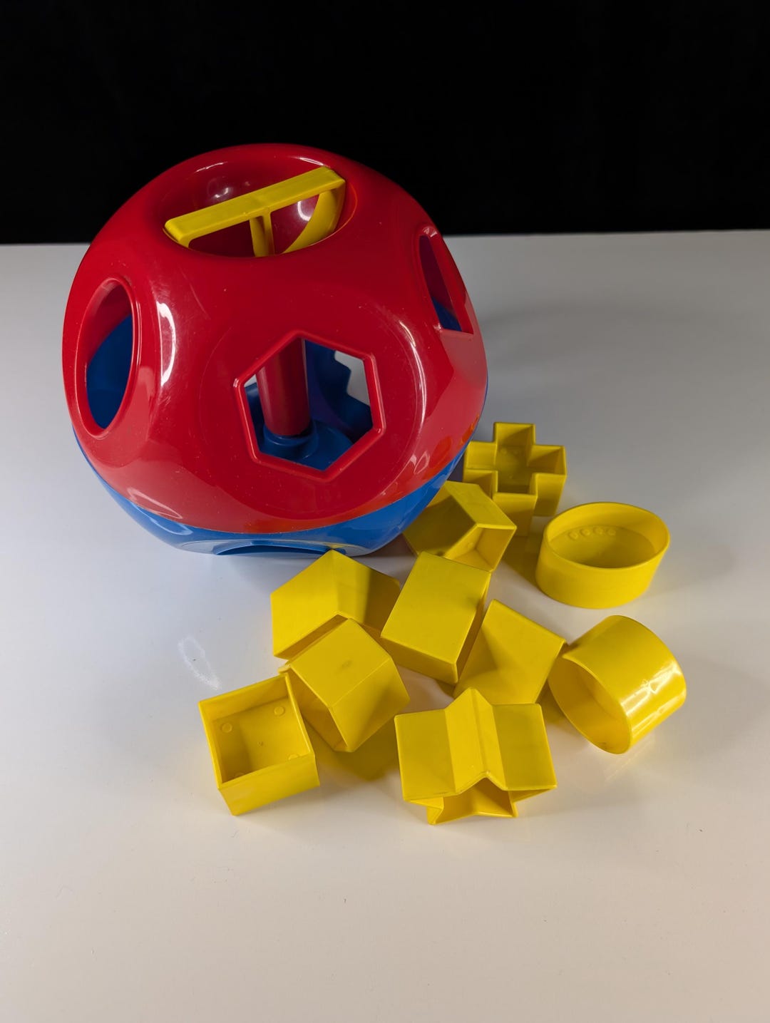 Vintage Tupperware Toys Shape-o Shape Sorting Ball With Box C.1960s - Etsy