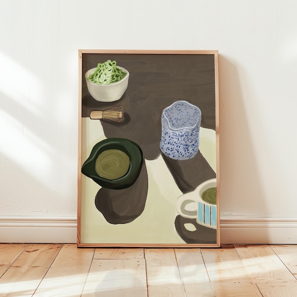 Kitchen Prints Matcha - Etsy