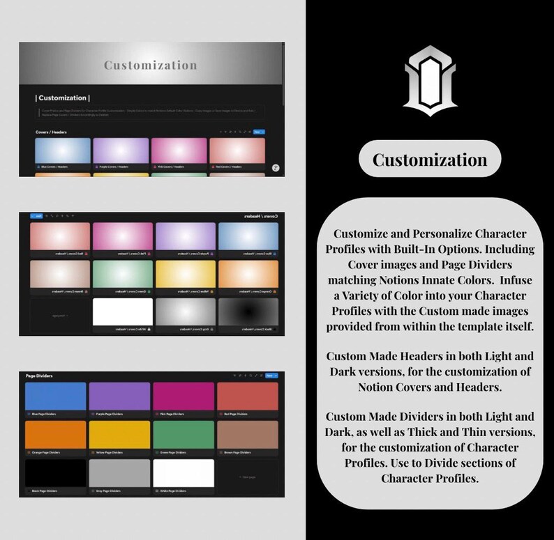 Notion Character Profile Template | OC Builder | Writers, Role-players ...