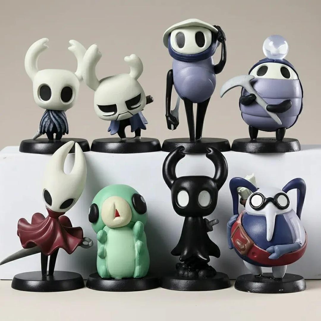 Hollow Knight Mini Figure Set Inspired by Indie Game, Handcrafted ...