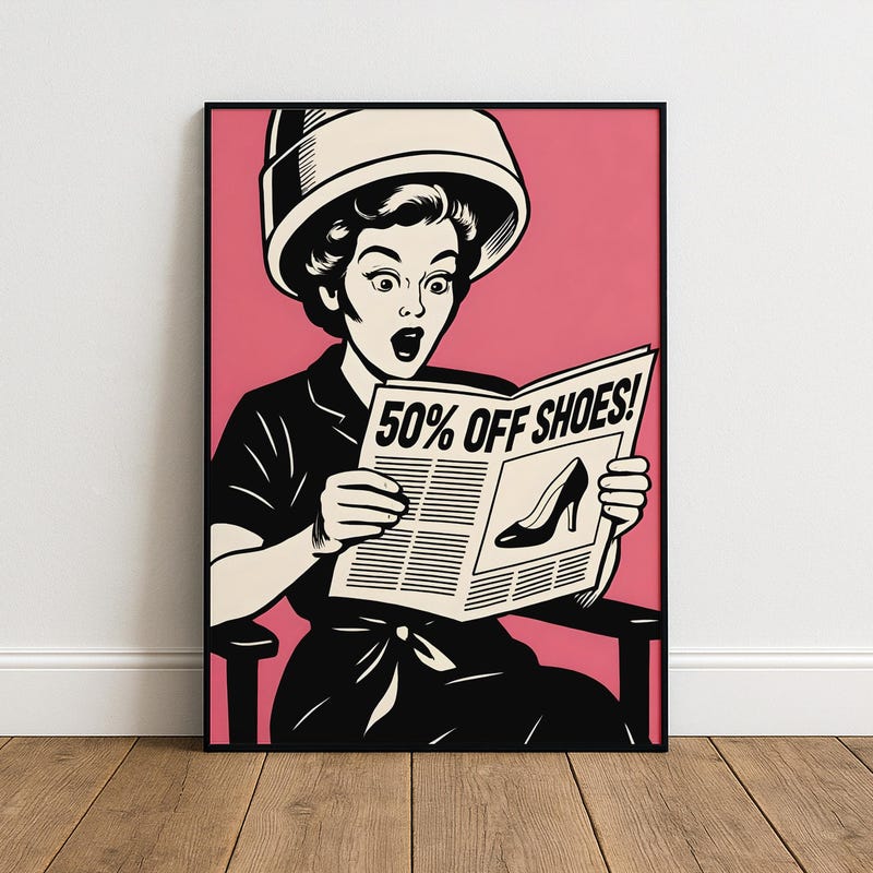 Christmas Salon Poster - Etsy UK