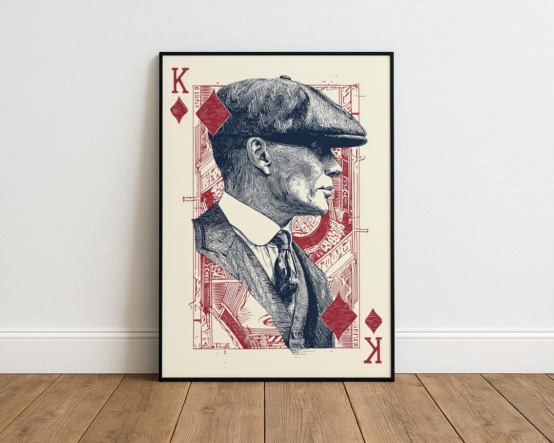 Vintage 1920s Gangster Print - Playing Card Wall Art for Man Cave - Etsy