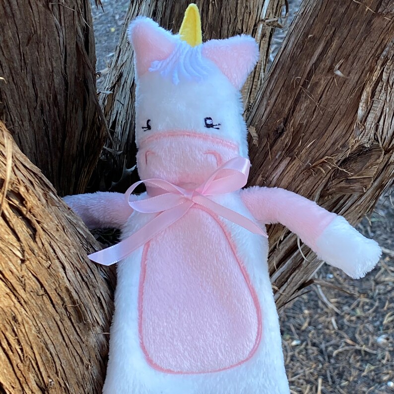 Baby Unicorn Lovey Cute Puppet Plushie Blanket Magical Plush - Etsy
