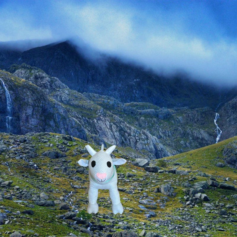 Stuffed Goat - Etsy