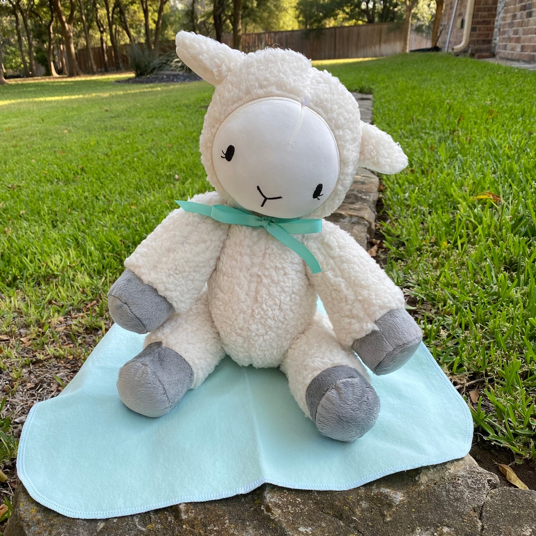 Soft and Cuddly Lamb Stuffed Animal for Kids | Moveable Head and Limbs ...