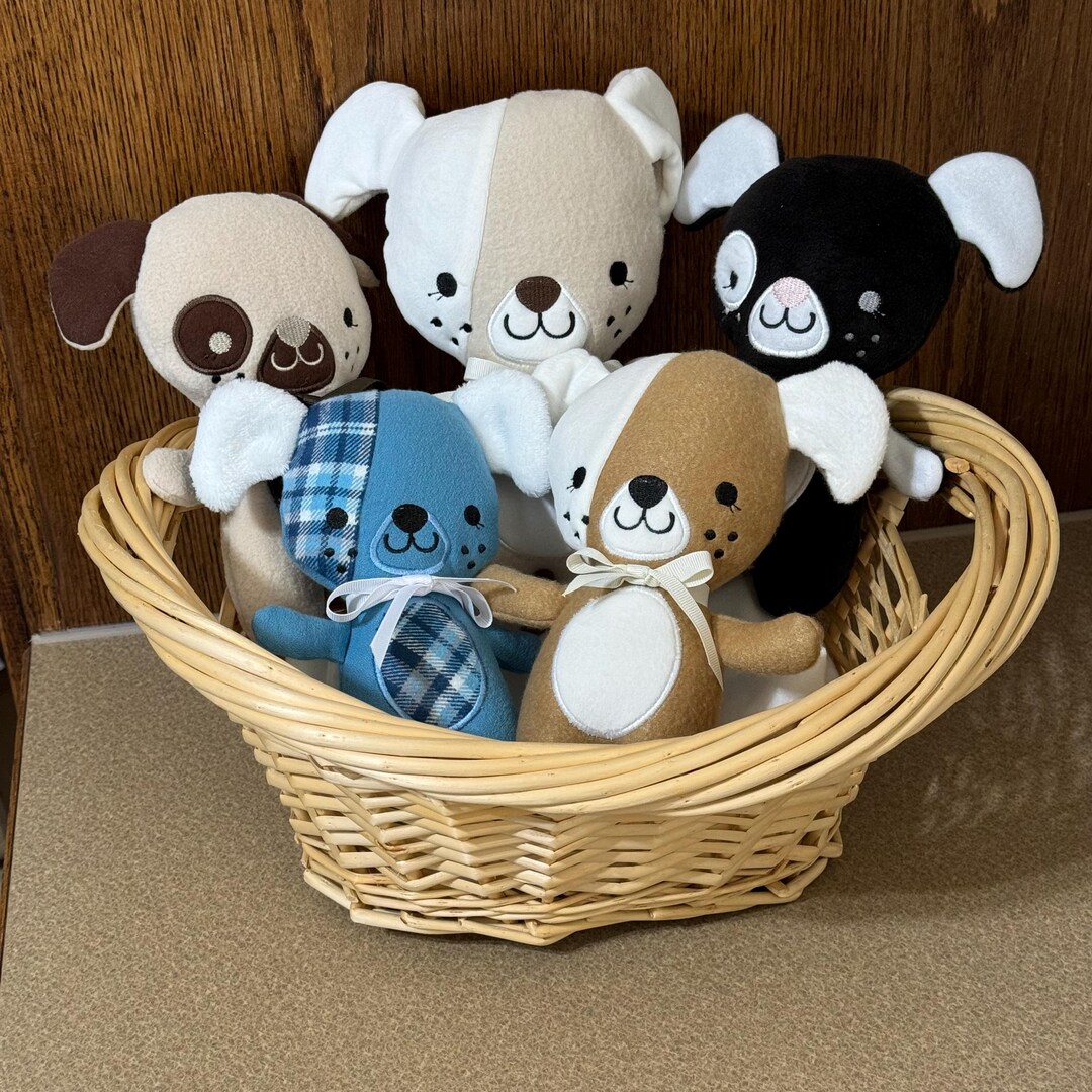 Cuddle Buddy Plush Puppy | Soft Fleece Toy for Kids and Infants - Etsy