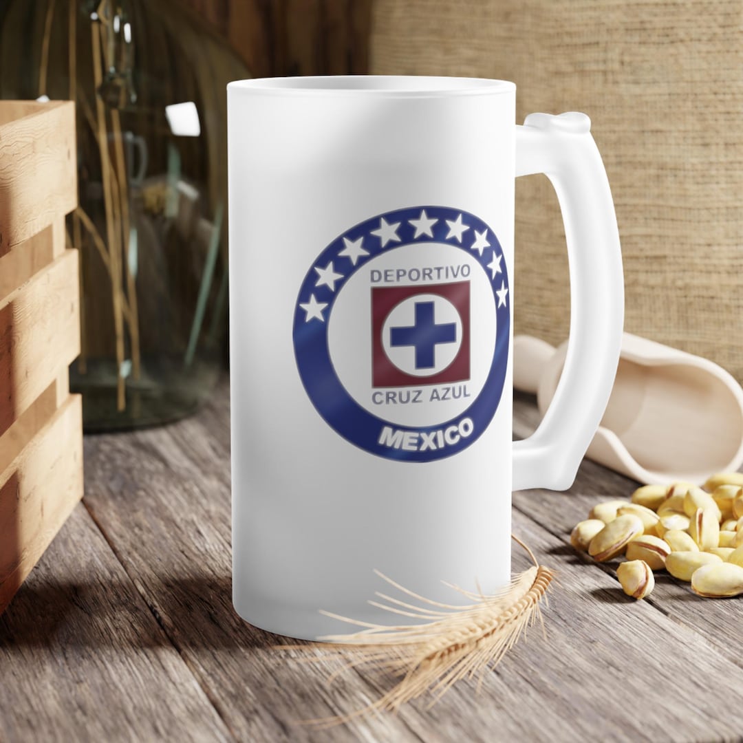 Cruz Azul Frosted Beer Mug • 16oz Liga MX Soccer - Etsy