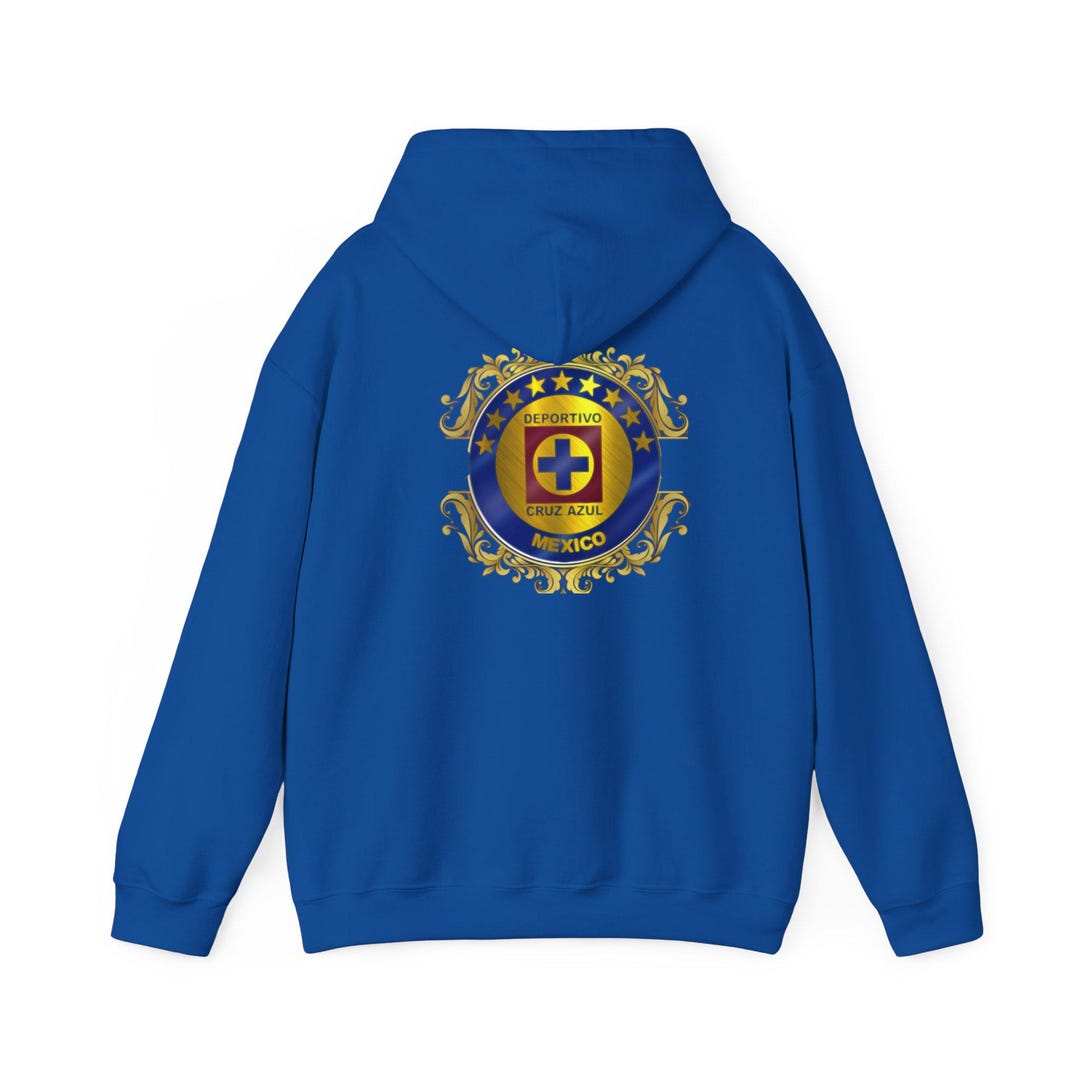 Cruz Azul Logo Hoodie | La Máquina Soccer Sweatshirt | Liga Mexicana ...
