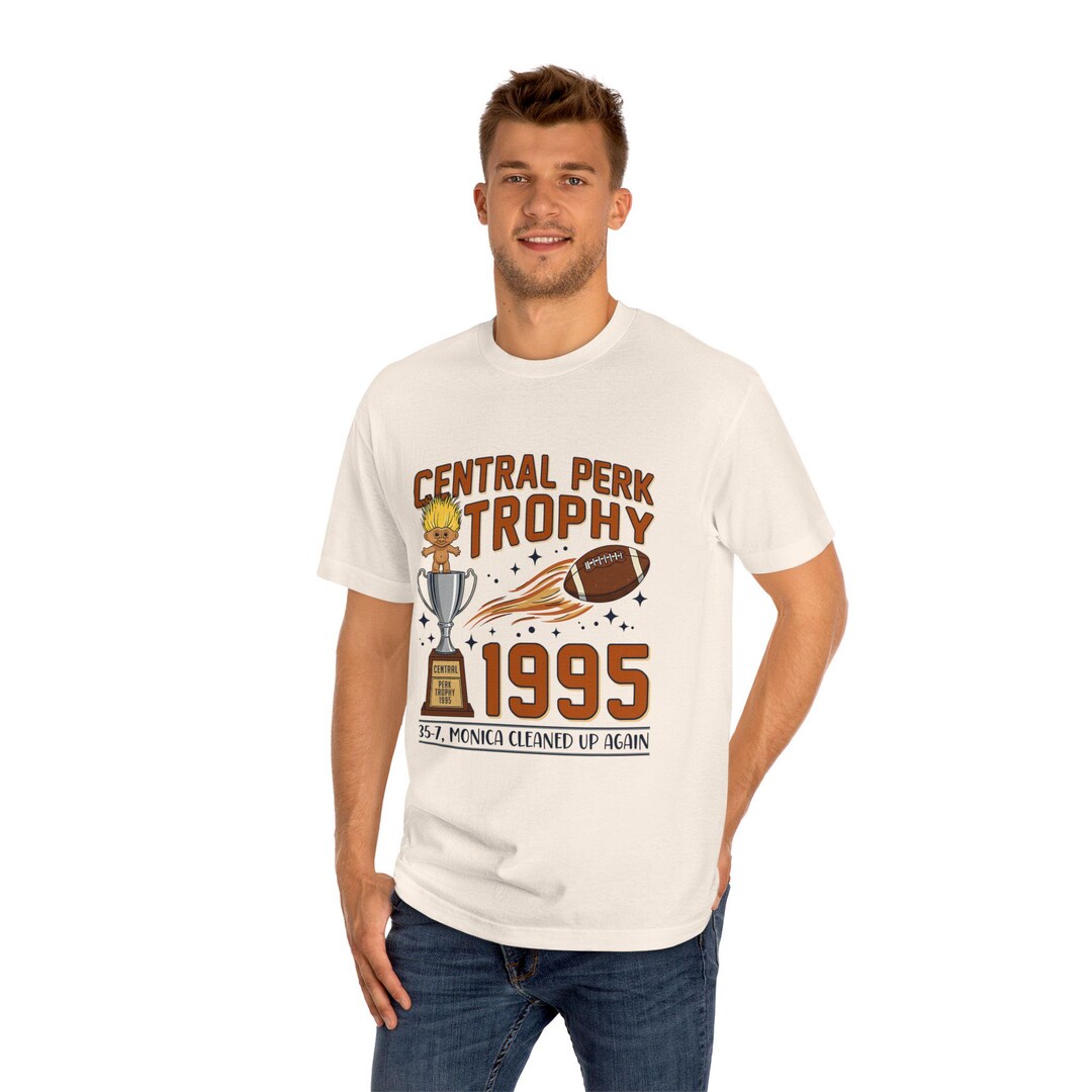 Central Perk Trophy Tee, Unisex Classic T-shirt, Friends TV Show Merch ...