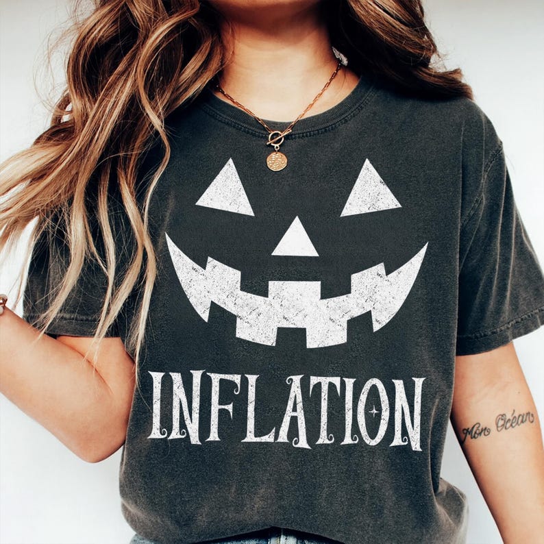 Funny Inflation Halloween PNG, Jack O Lantern Face Design (digital ...