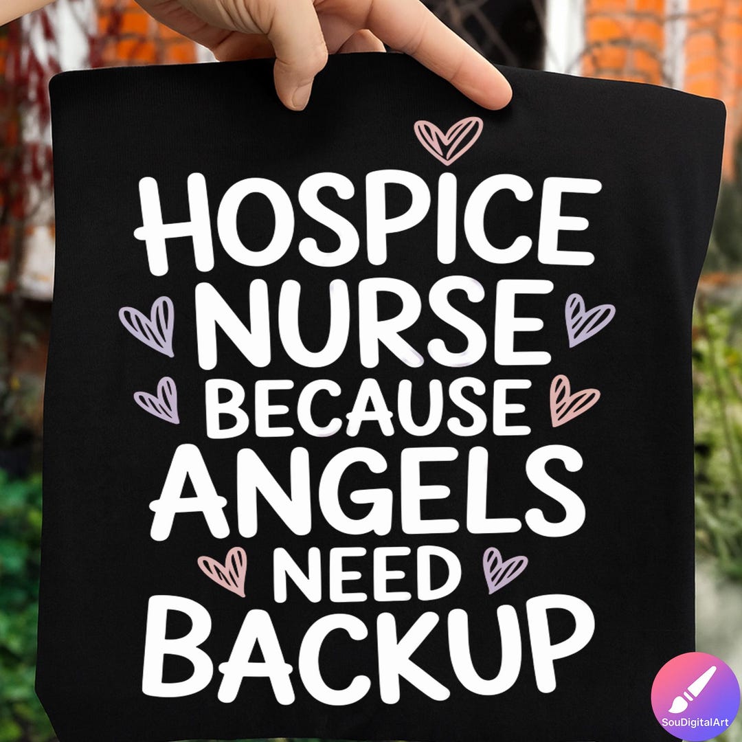 Hospice Nurse Angel Backup PNG, Palliative Care Design (digital ...