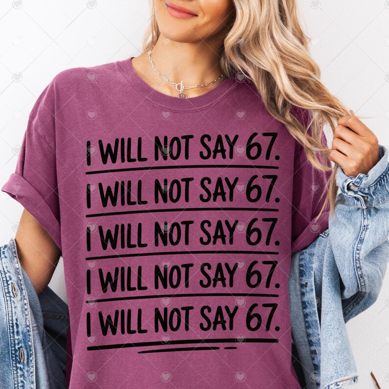 67 Joke PNG, Funny Gen Alpha Classroom Teacher Humor (digital Download ...