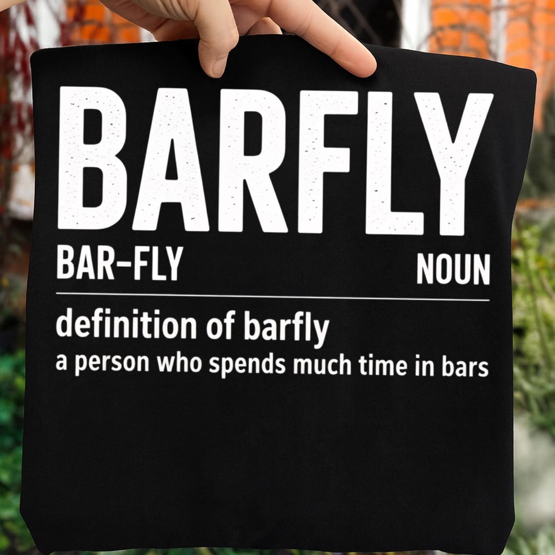 Barfly Definition PNG, Funny Drinking Quote Typography (digital ...