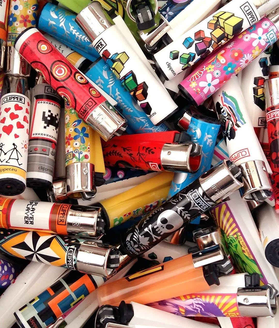 Clipper Lighters Random Designs (5, 10, 48 Pack) - Etsy