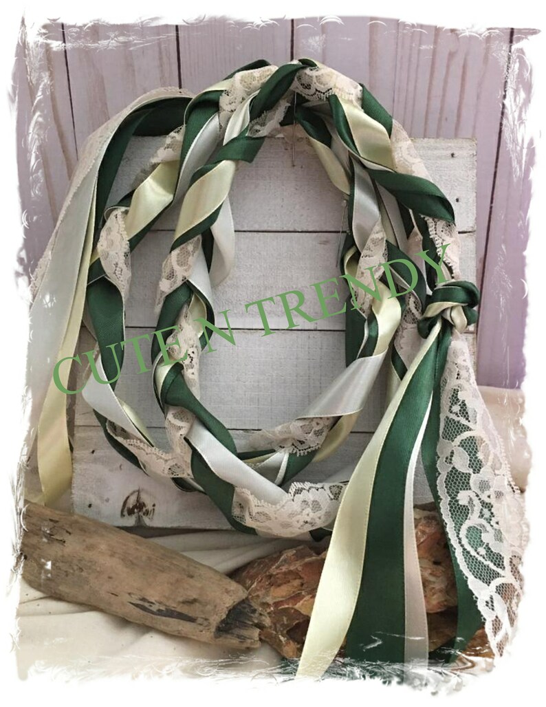Green Wedding Unity Handfasting Cord | Etsy