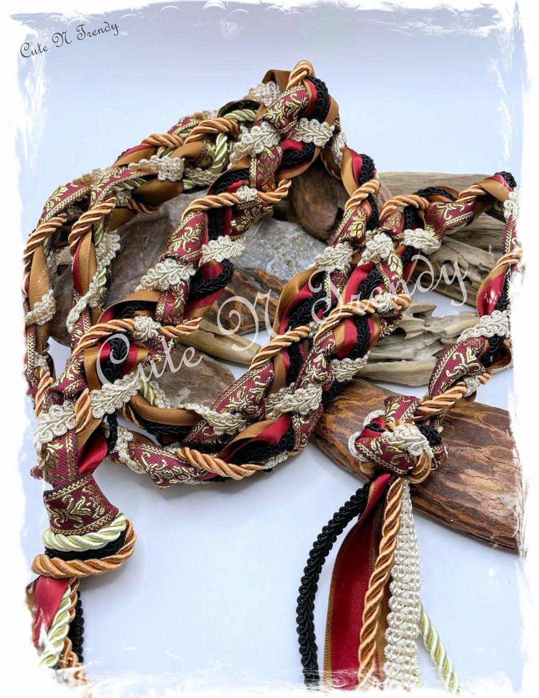 High-end Viking Handfasting Celtic Medieval Wedding Ceremony Unity Cord ...