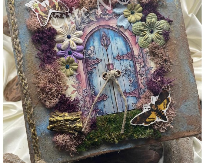 Fantasy Fairy Tale Enchanted Forest Guest Book / Junk Journal/ Mixed ...