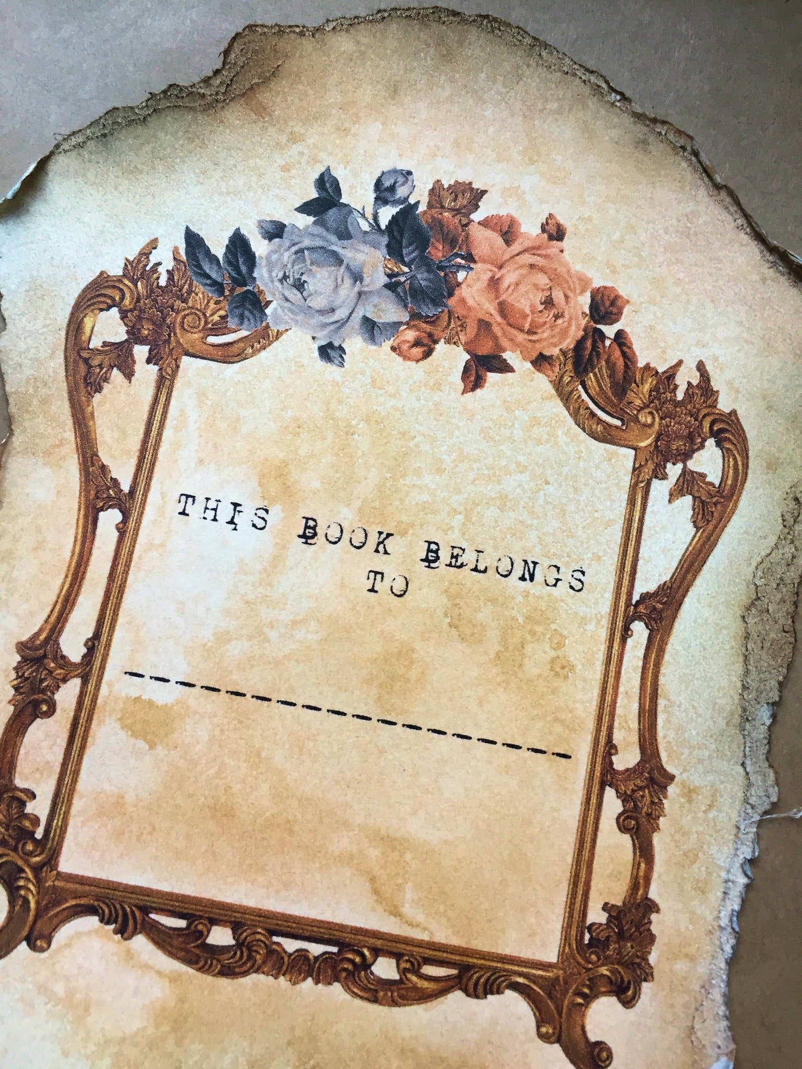 Vintage Inspired Library/ Photo Wedding Sign in Book/ Journal | Etsy