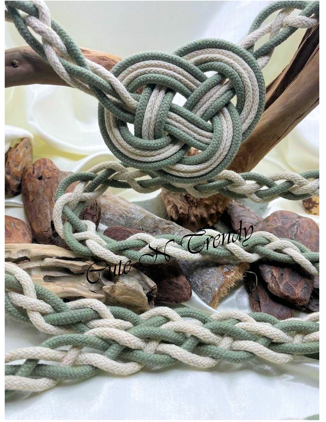 Handfasting Cord Celtic Sage / Viking Wedding Unity Cord - Etsy