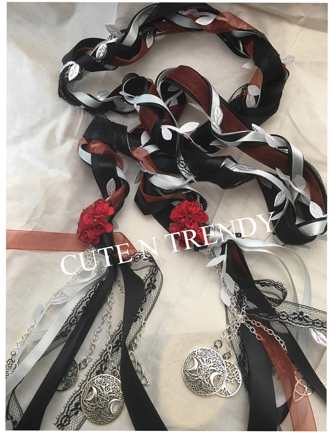 Gothic Handfasting Ribbon Cord Wedding Ceremony Unity Cord - Etsy