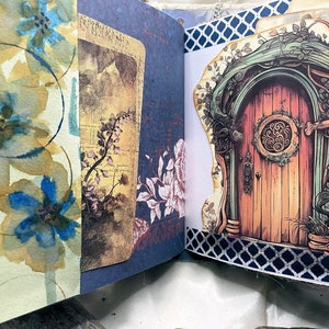 Fantasy Fairy Tale Enchanted Forest Guest Book / Junk Journal/ Mixed ...