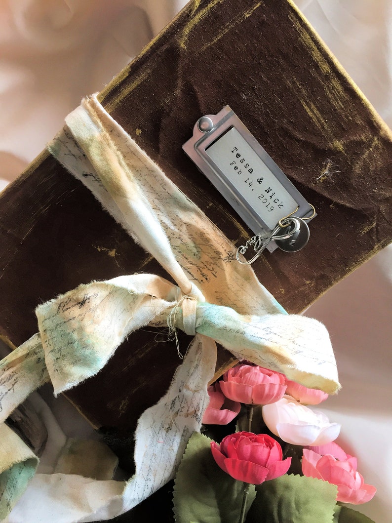 Vintage Inspired Library/ Photo Wedding Sign in Book/ Journal | Etsy