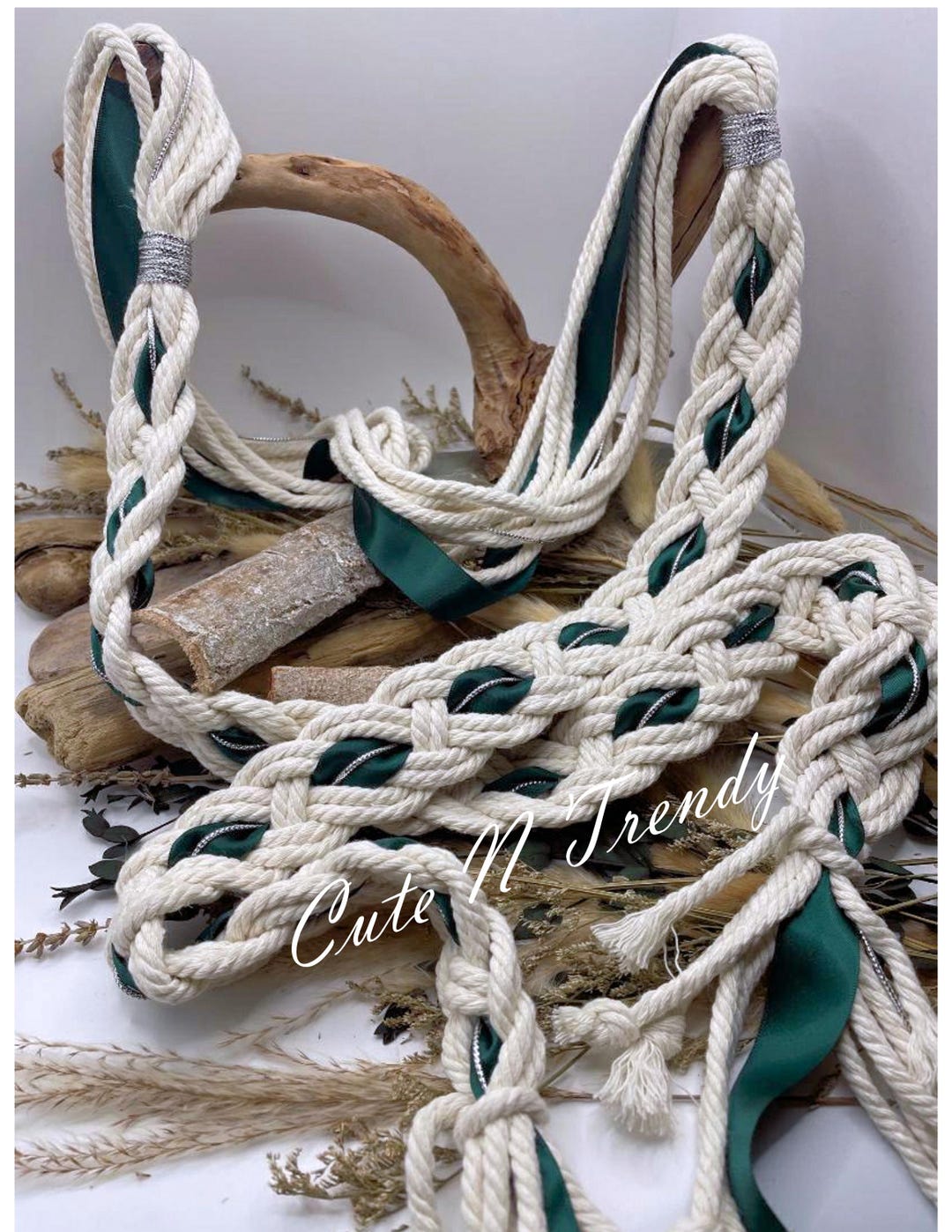 High-end Green Tie Your Own Knot Wedding Ceremony Unity Cord - Etsy