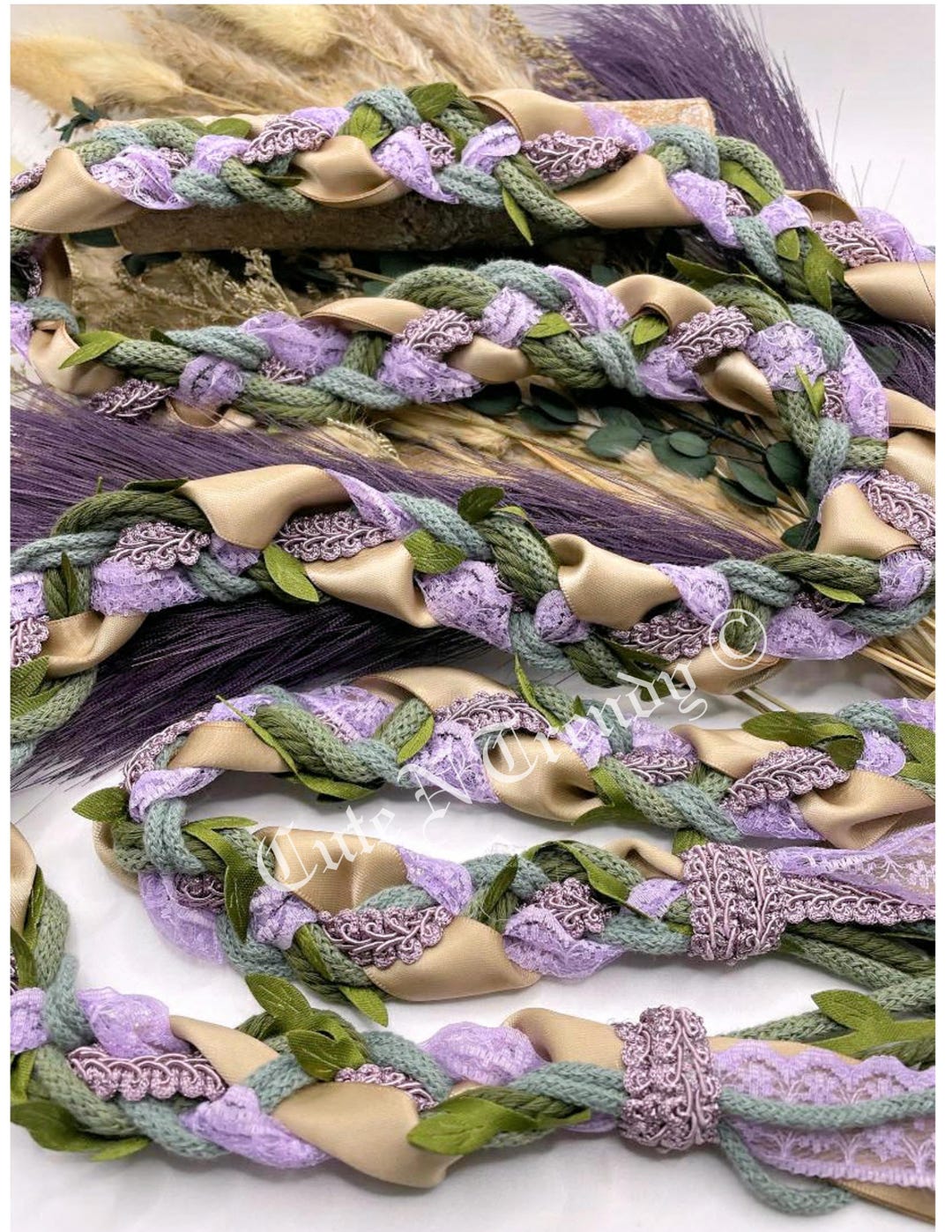 Handfasting Cord Purple Wedding Ceremony Unity Cord - Etsy
