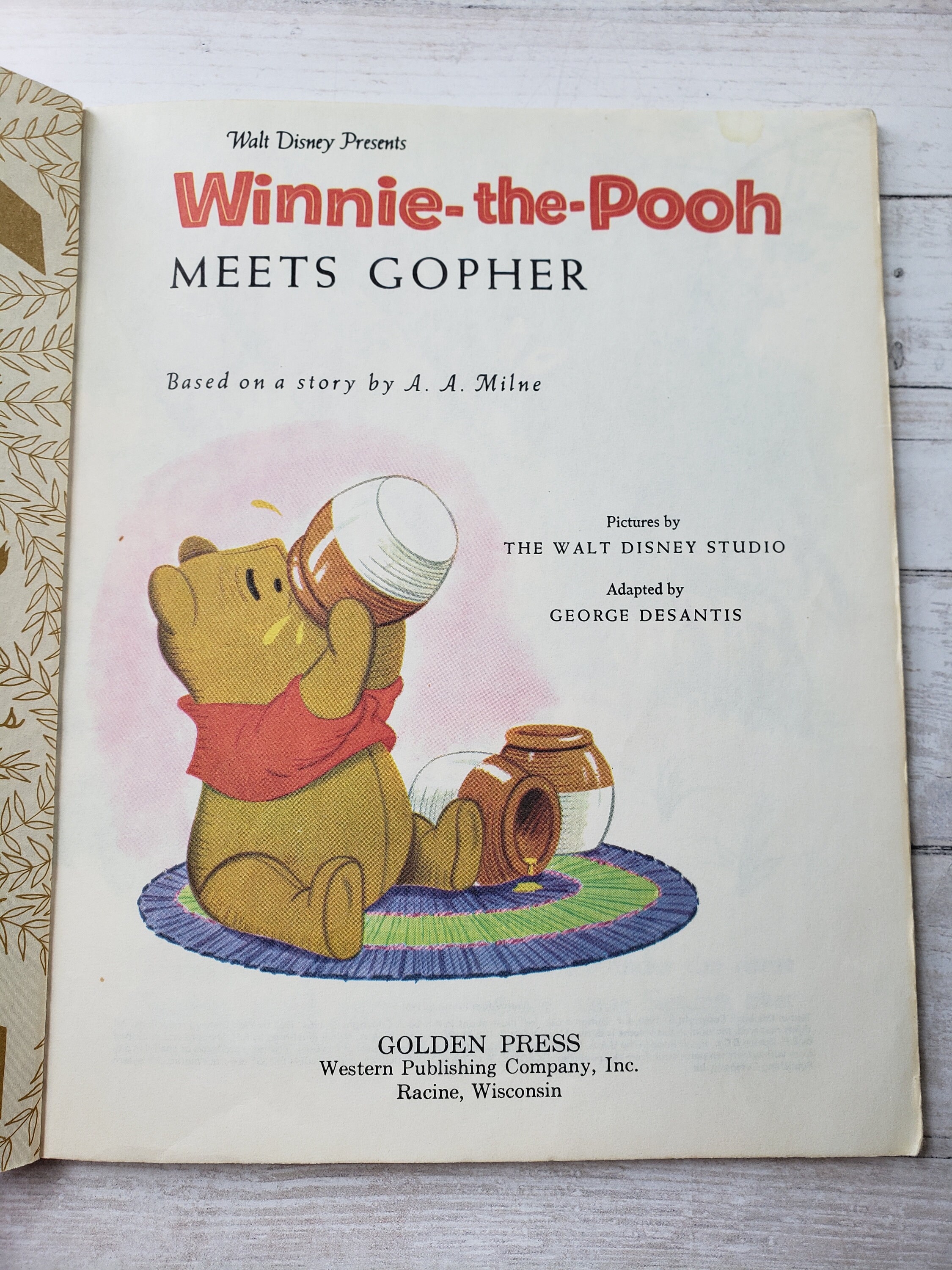Vintage Little Golden Books Heidi Winnie the Pooh Meets - Etsy