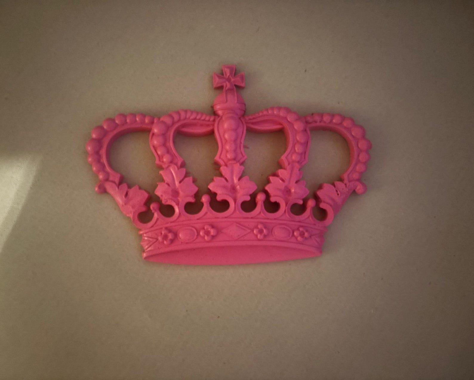 Royal Corwn Hot Pink Decor Wall - Etsy