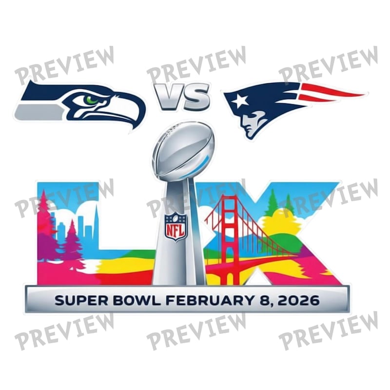Super Bowl 2026 Png - Etsy
