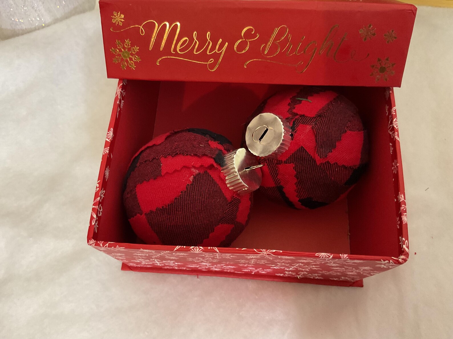 Handmade Farm House Plaid Christmas Ornaments - Etsy
