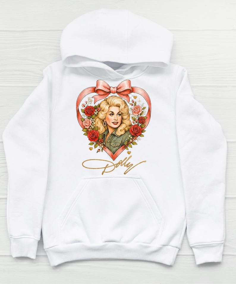 Dolly Parton Valentine PNG, Dolly Parton Heart Bow Design, Country ...