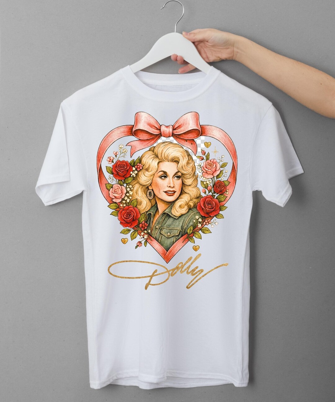 Dolly Parton Valentine PNG, Dolly Parton Heart Bow Design, Country ...