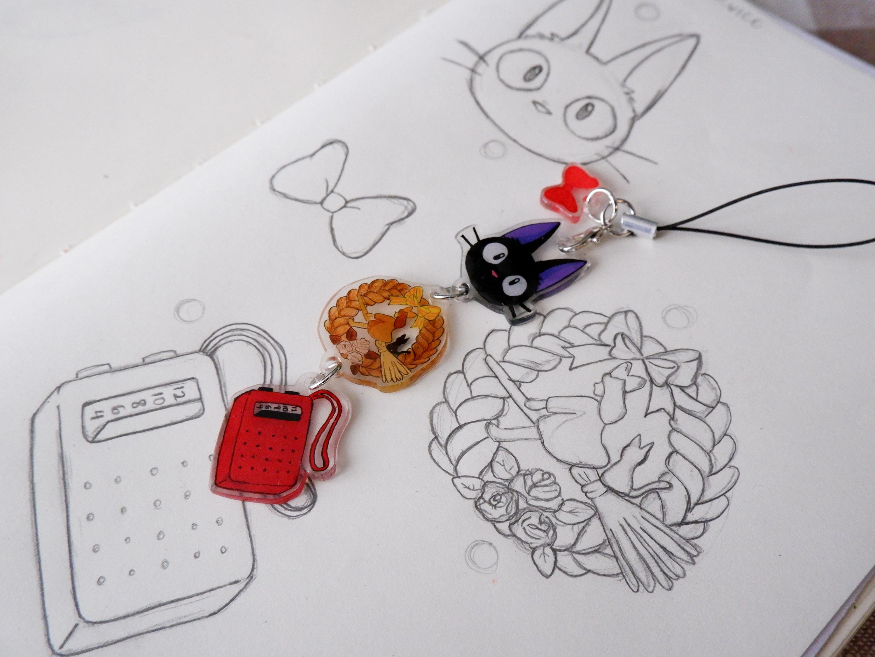 Handmade Studio Ghibli Inspired Charms, Keychains, Electronic ...