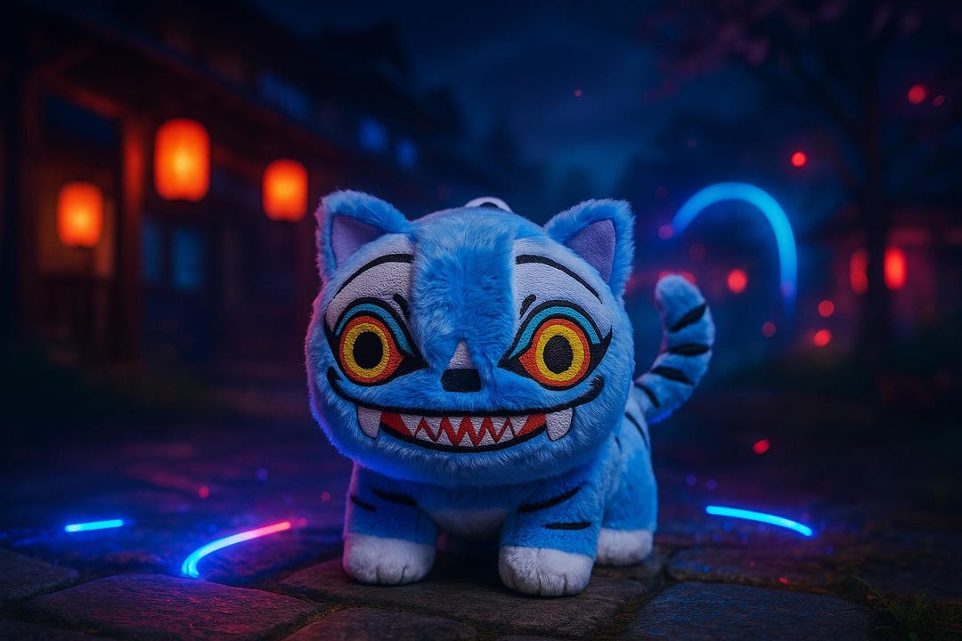 Kpop Demon Hunter Derpy Tiger Plush – 18cm Stuffed Animal Toy | Funny ...