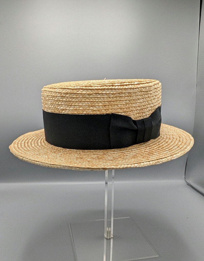 The Luton Legacy Boater Hat, Fine Straw, Made in England. Sizes 59, 61 ...