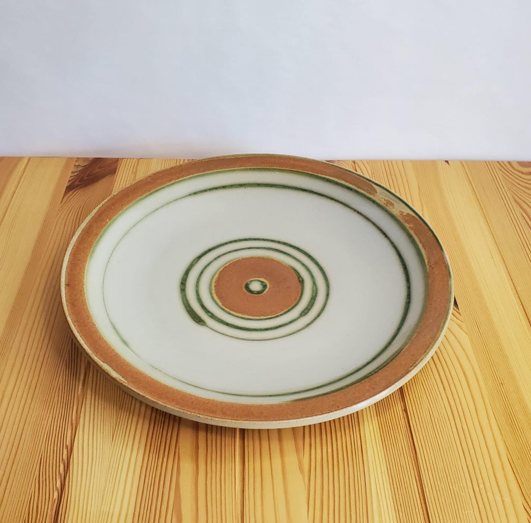 Vintage Iron Mountain Pottery 12 Inch Plate - Whispering Pines Pattern ...