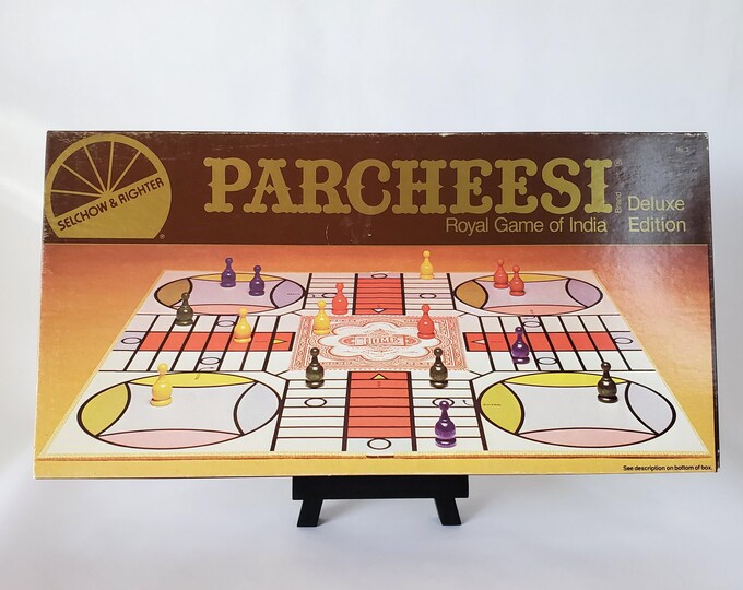 Vintage 1982 Parcheesi Deluxe Edition Board Game - Etsy