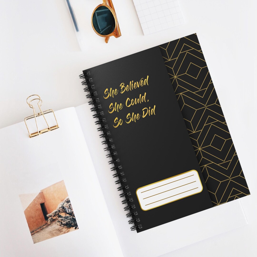 Empowering Spiral Notebook - Ruled Line | Motivational Journal for ...