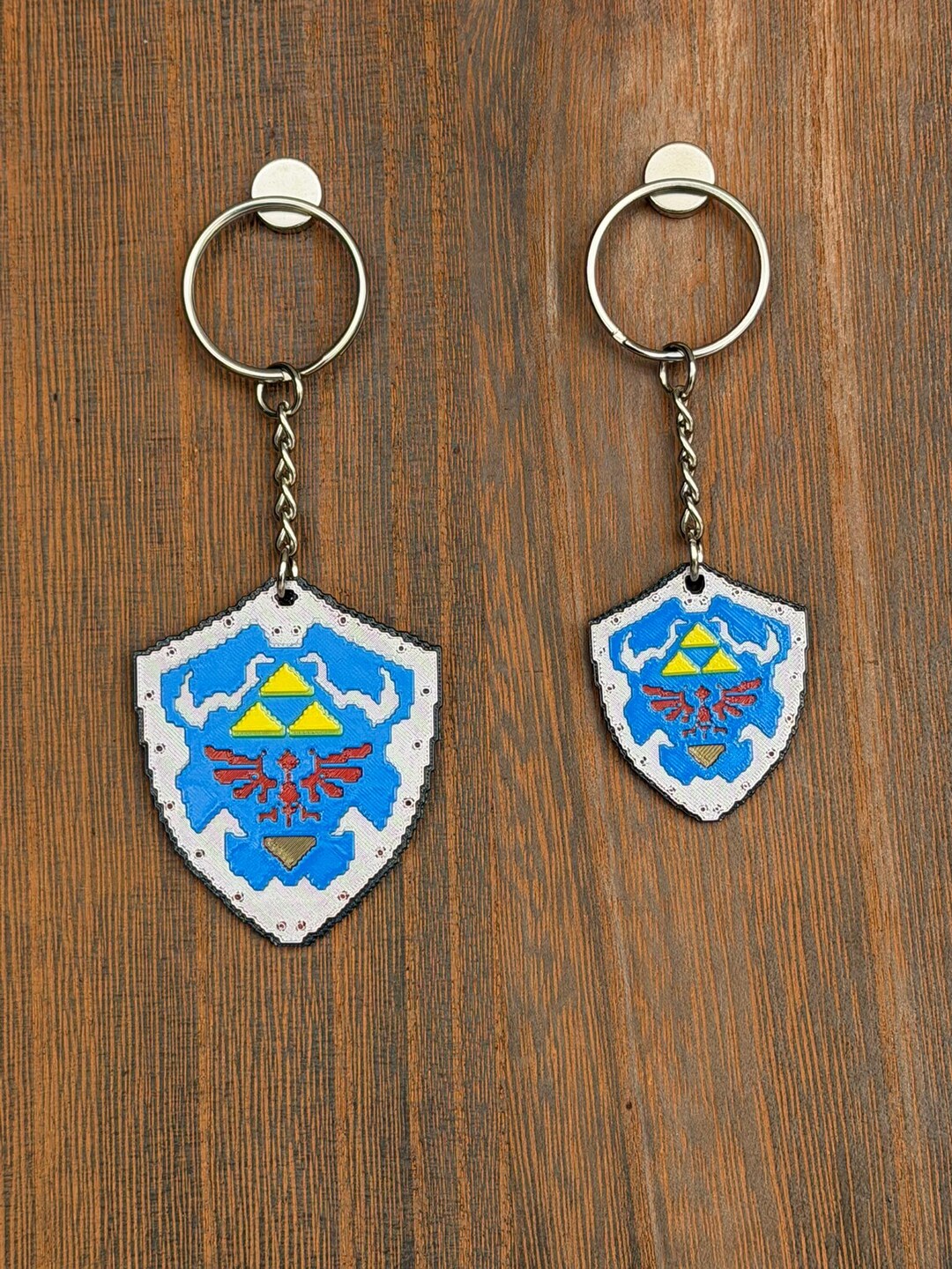 Hyrule Shield Pixel Keychain | 3D Printed Zelda Pixel Art | Ocarina of ...