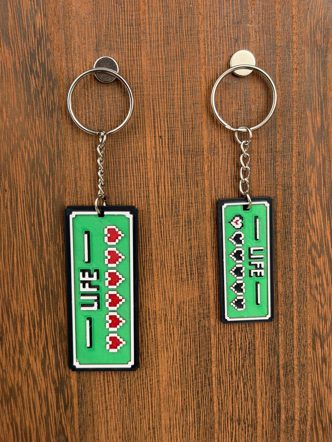 Life Bar Pixel Art Keychain – Retro Zelda-inspired Heart Meter - Etsy