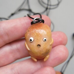 Kawaii Potato Pendant, Cute Little Potato Pendant, Kawaii Jewelry, Clay ...