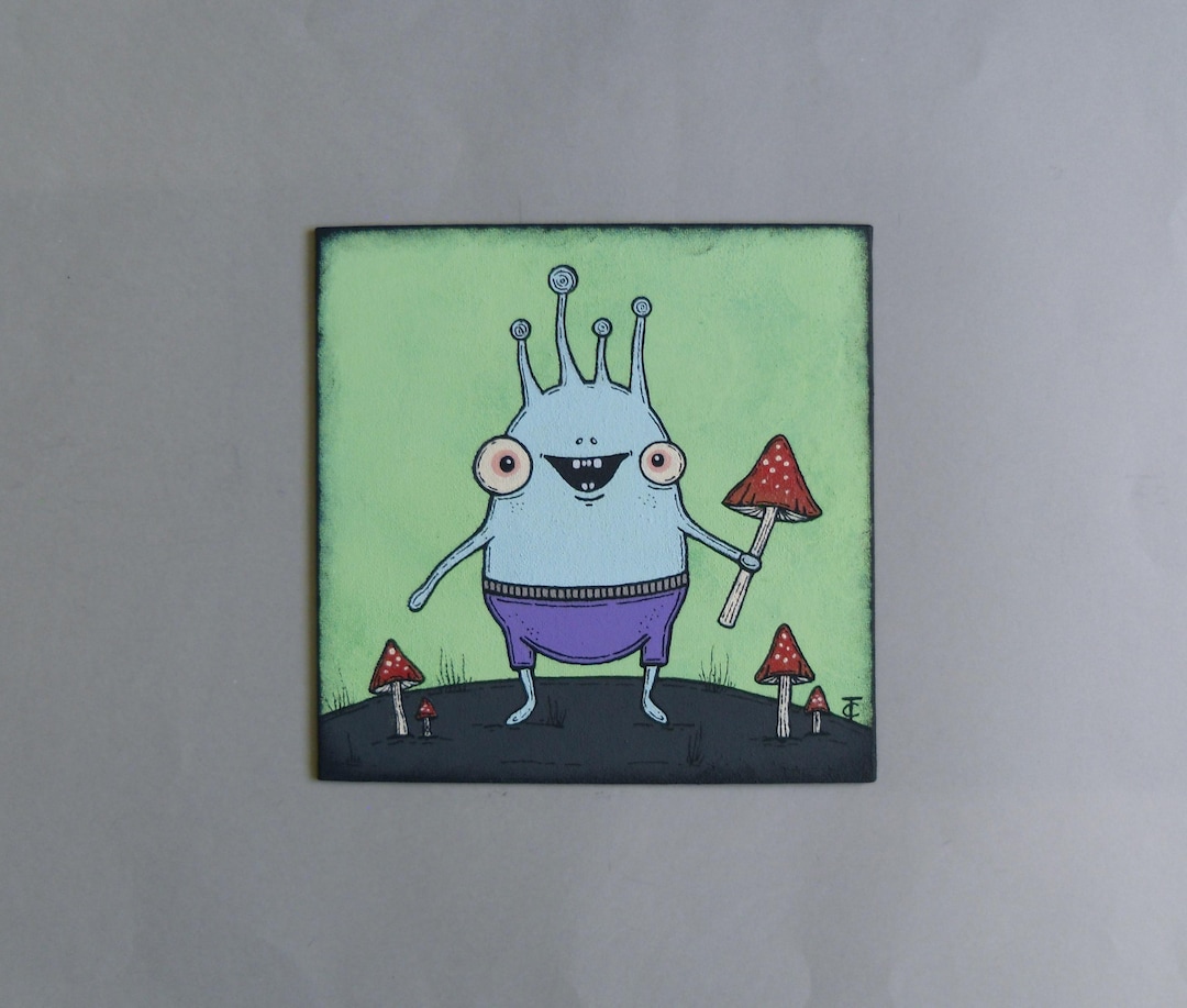 Monster Drawing, Monster Creature Painting, Creepy Cute Monster ...