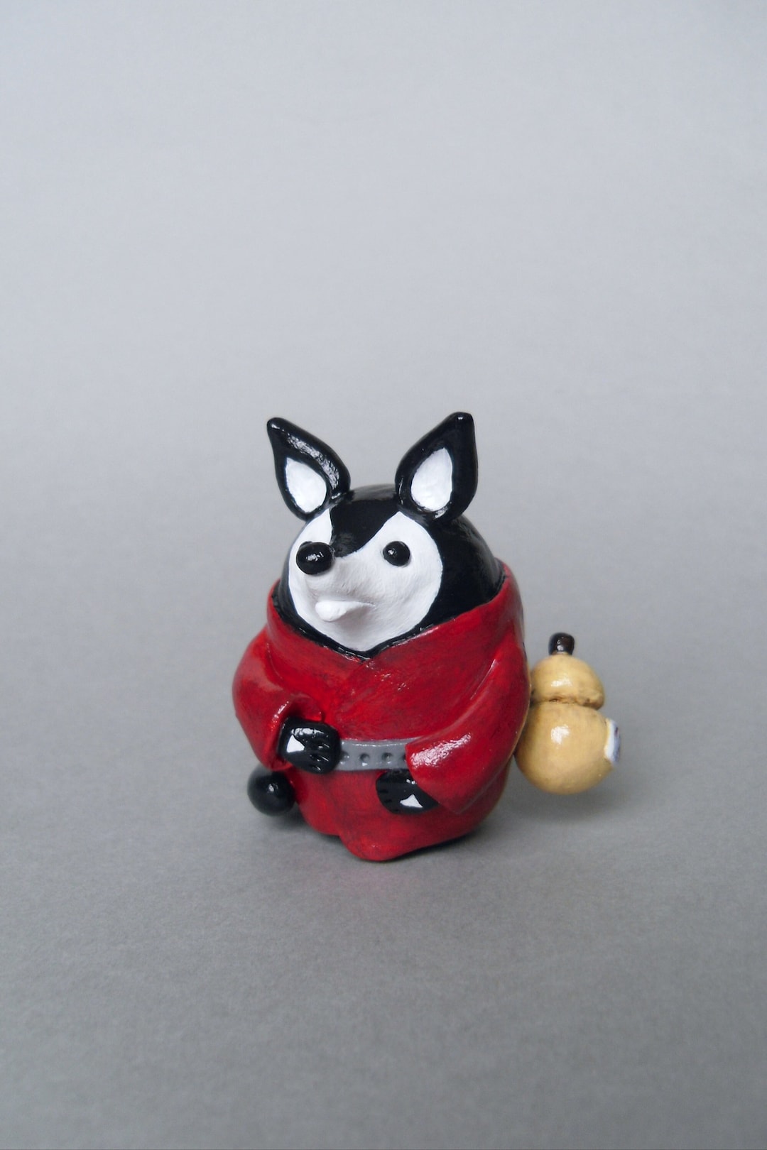 Anthropomorphic Raccoon Figurine, Raccoon Dog Figurine, Kawaii Tanuki ...